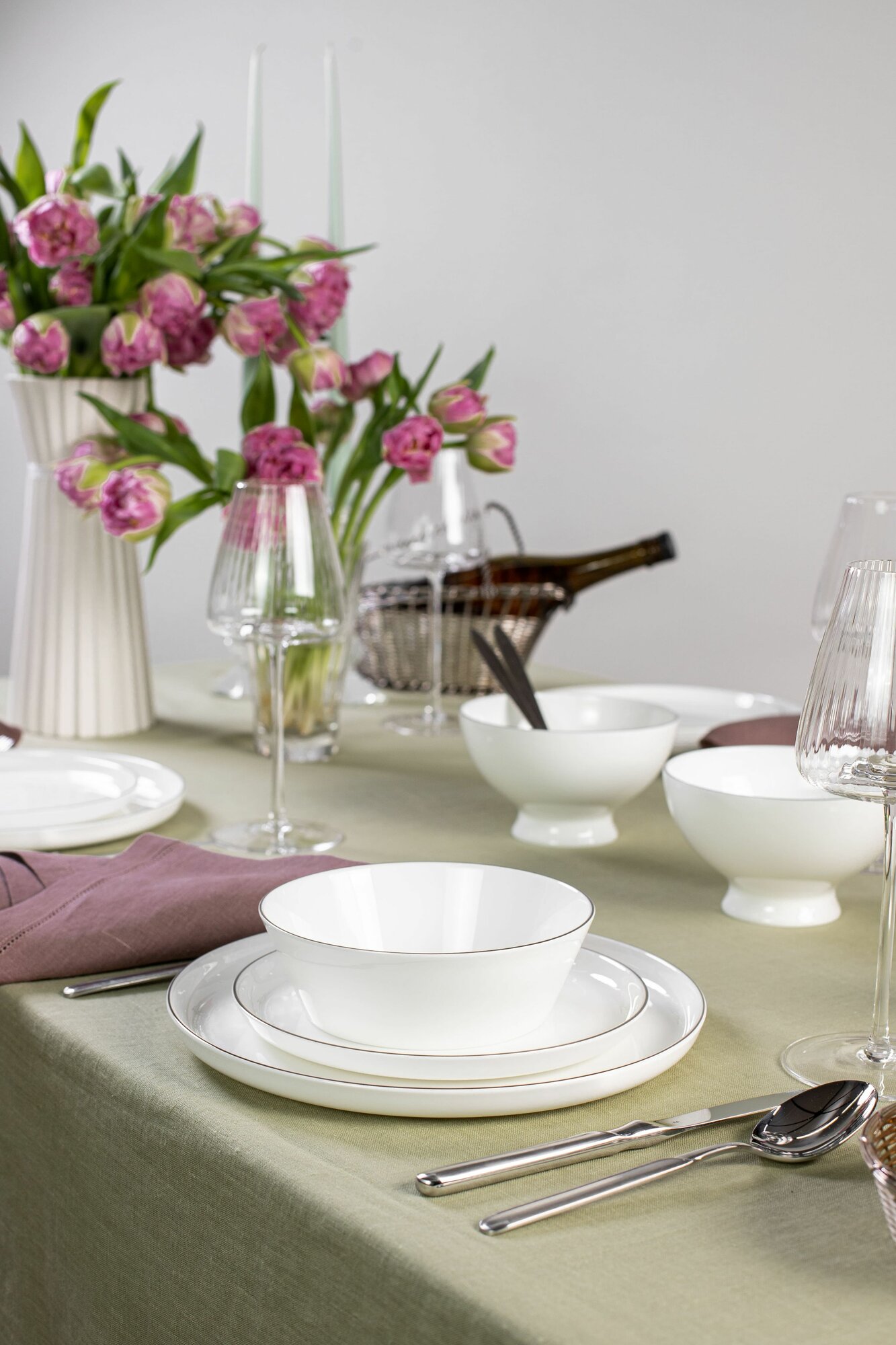 Салатник Valerie Concept 535 мл, белый, фарфор