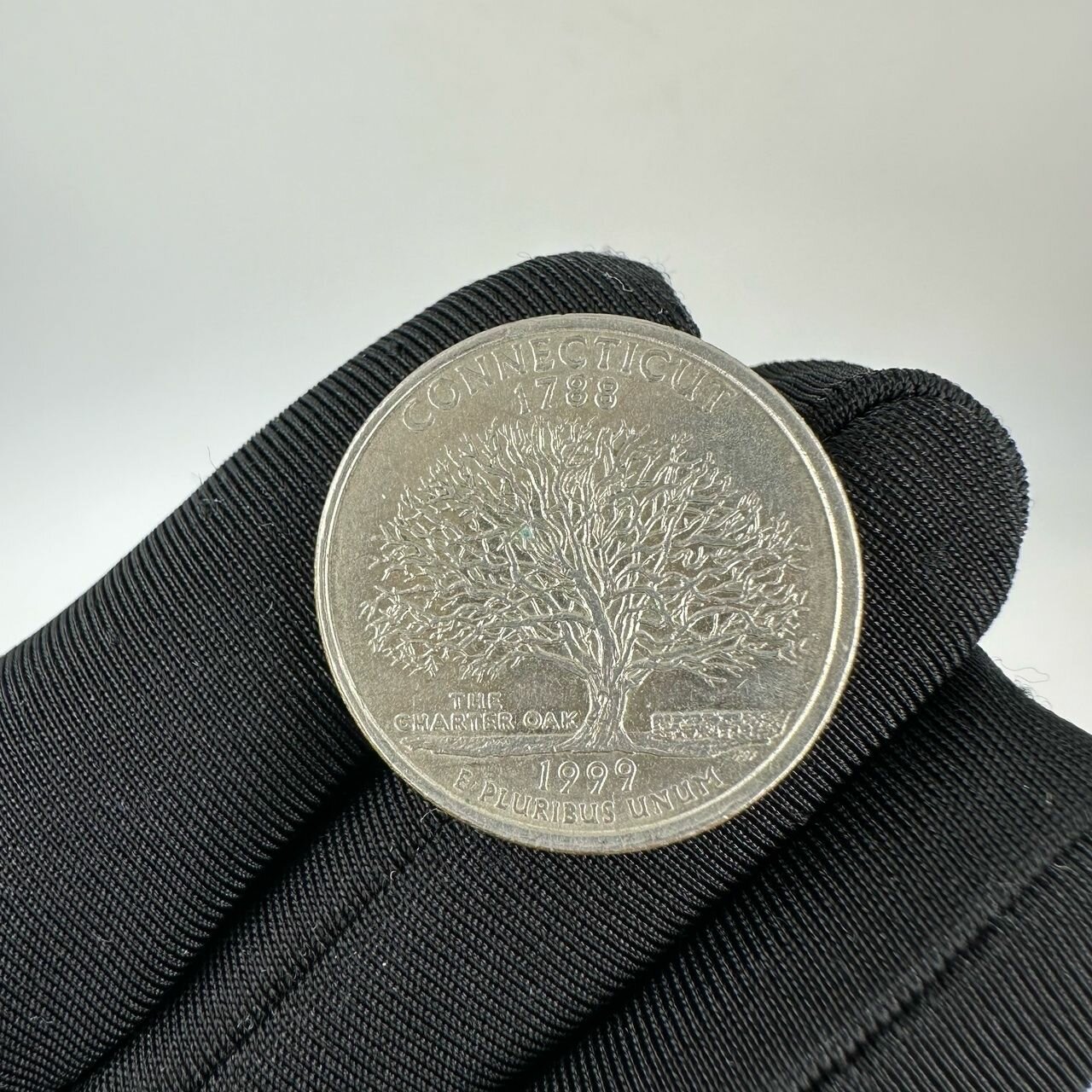 Монета 25 центов 1999 год Штат Connecticut (Коннектикут) Двор P