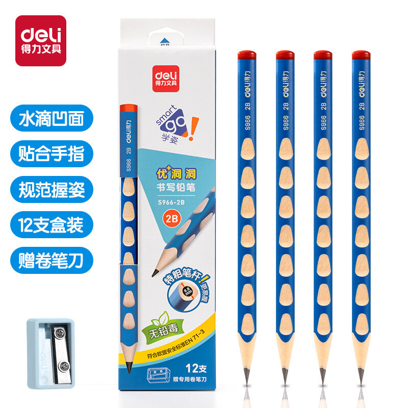 Карандаш Deli Dongdong S966, HB/2B, 12 шт