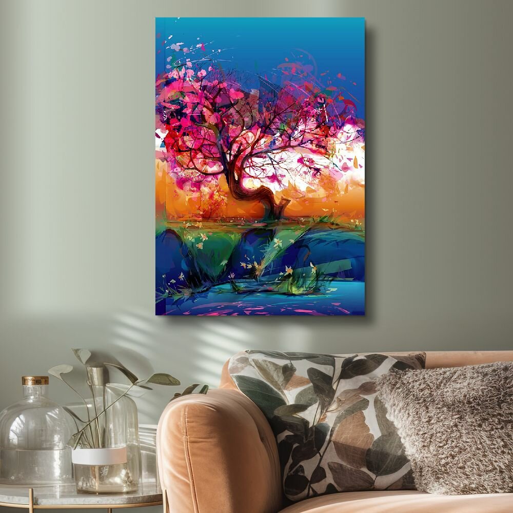 Картина на стену, интерьерная karTTina "Арт Брызги", 50х70см 1шт.