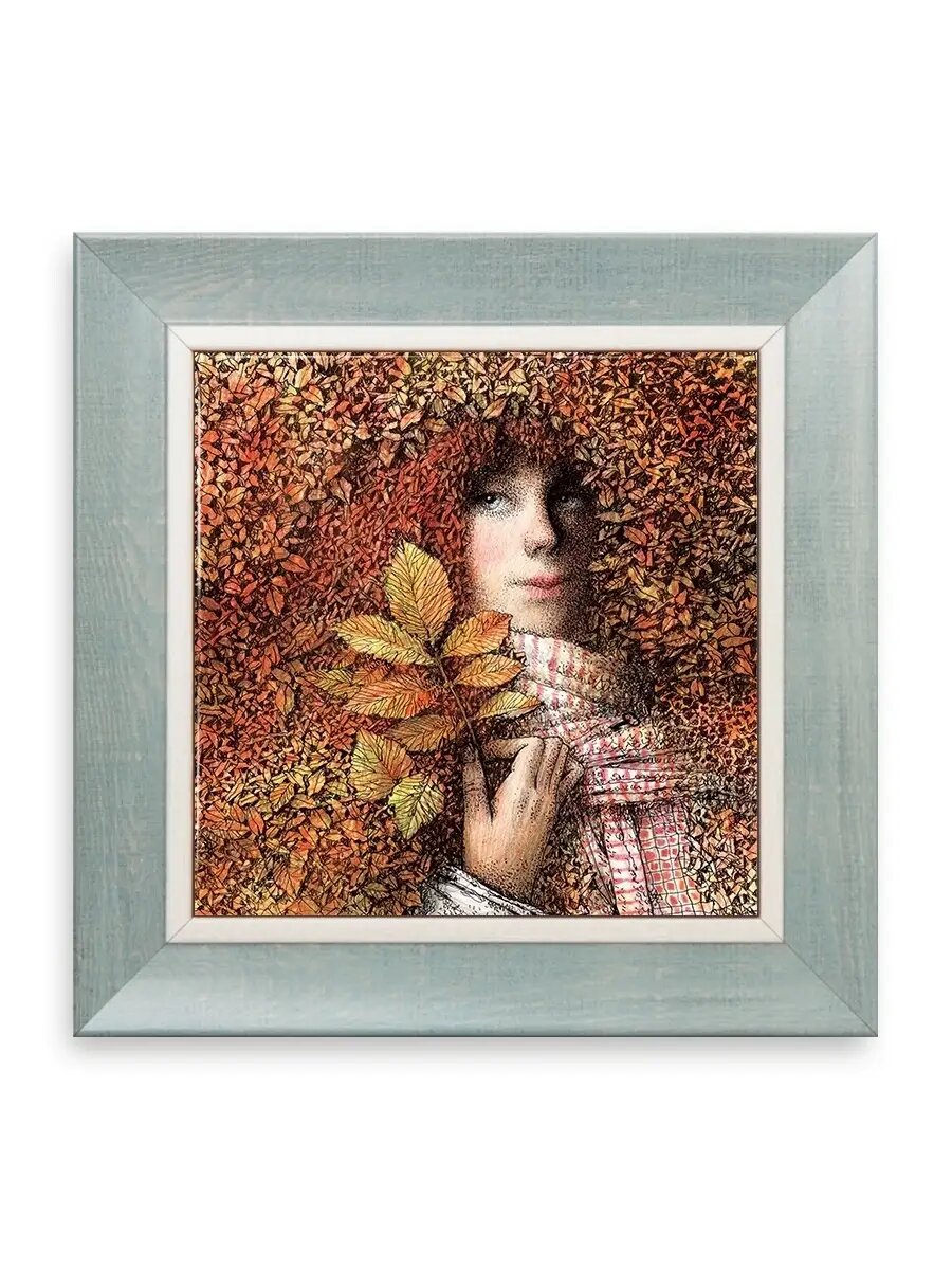 Картина на стену с ангелом.