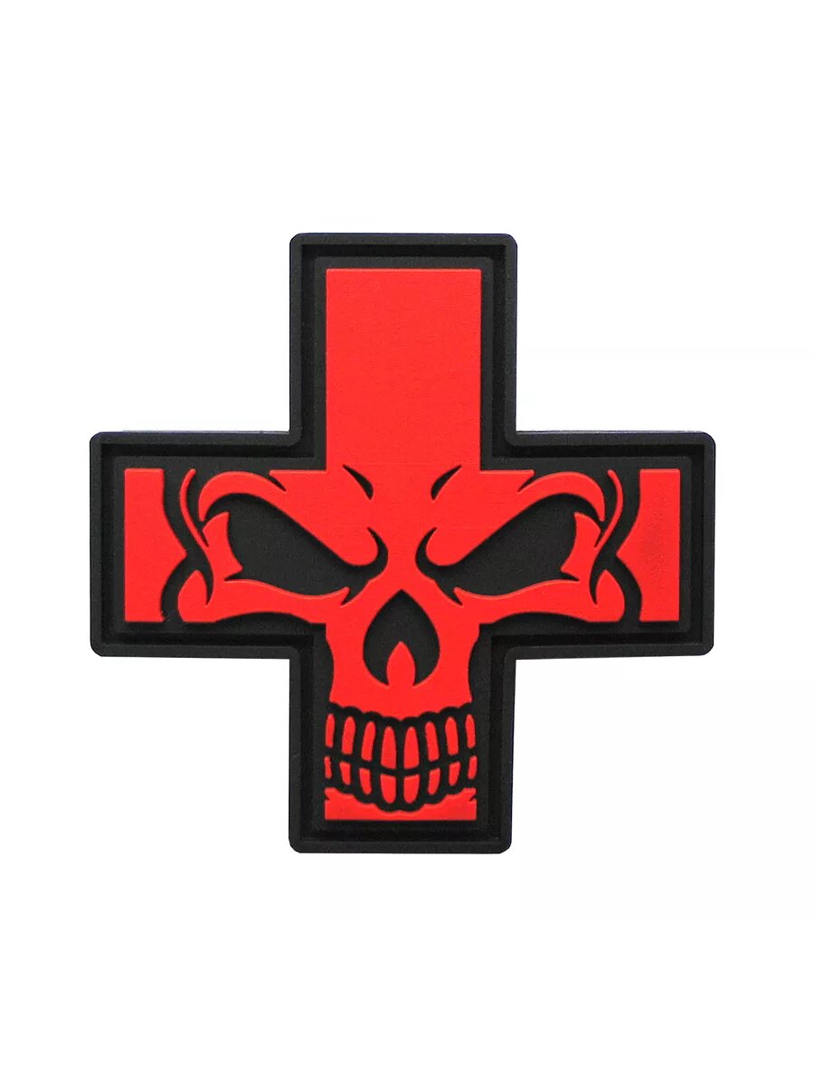 Шеврон Крест Череп