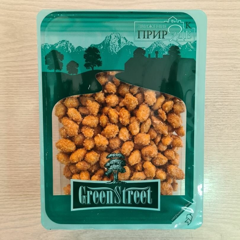 Арахис очищенный от скорлупы в жжёном сахаре, натуральный продукт, 300 г