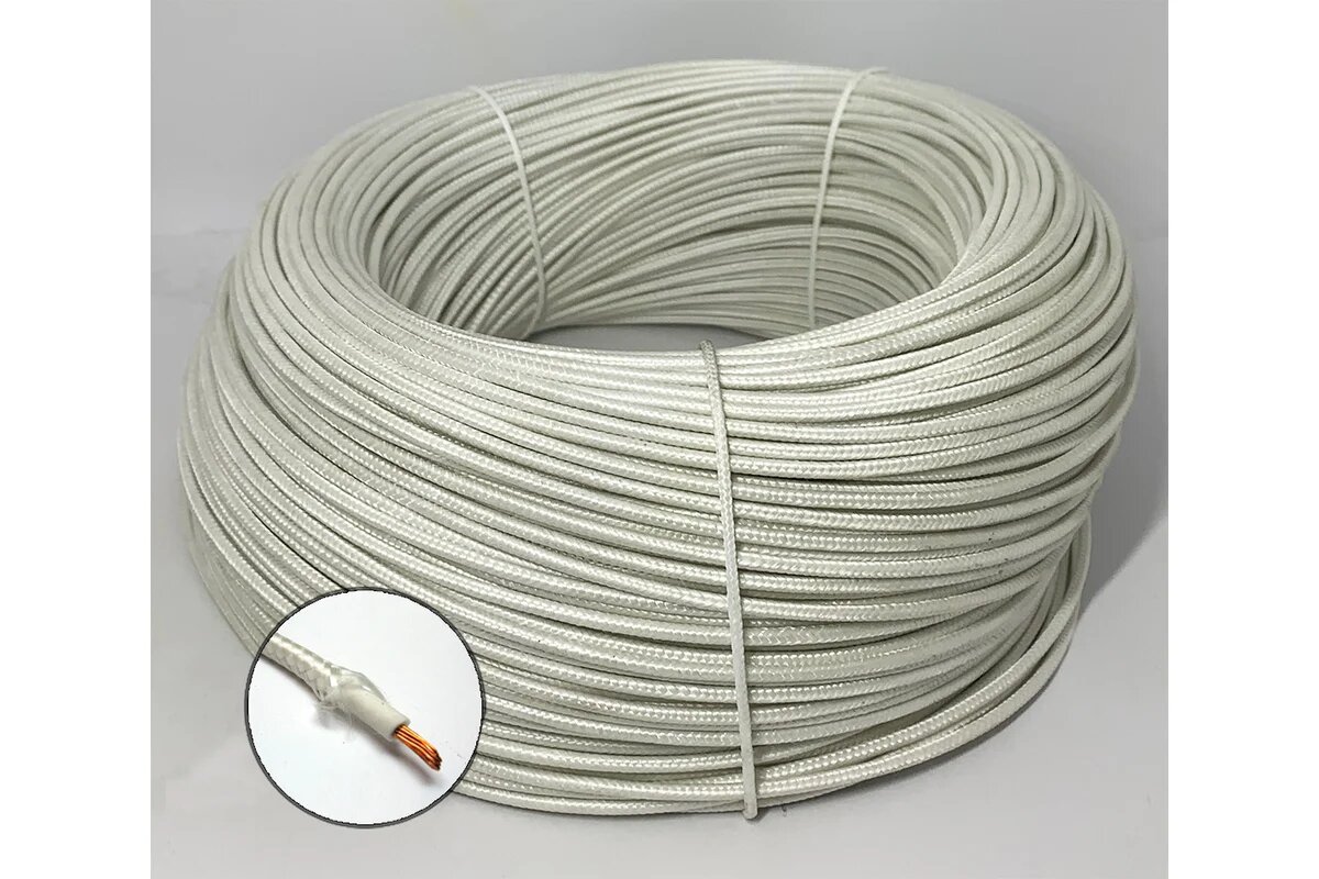 Проводник Термостойкий провод ркгм 1x2.5 мм2, 15м OZ232649L15