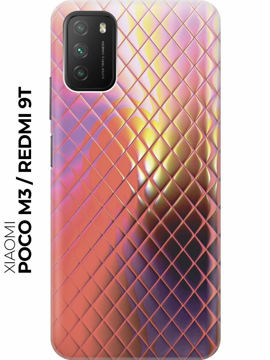 Силиконовый чехол Розовая рептилия на Xiaomi Redmi 9T / Poco M3 / Сяоми Поко М3 / Сяоми Редми 9Т