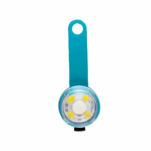 Rungo Накладка на ошейник светящаяся c USB-зарядкой для собак, 3х8 см, зеленая