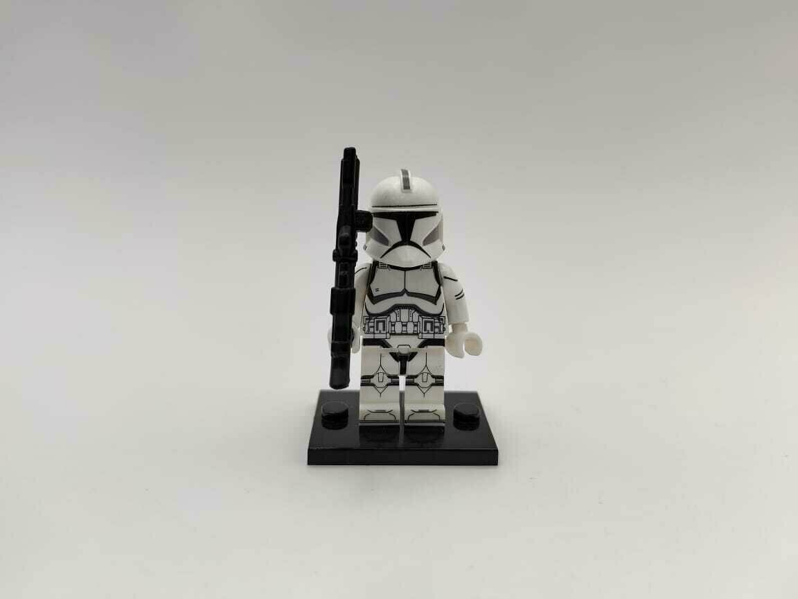Минифигурка «Клон 1 фазы», фигурка серии "Клоны" Star Wars, совместима с конструкторами Lego