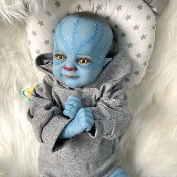 Кукла Reborn Cokela Аватар светится в темноте 48cm