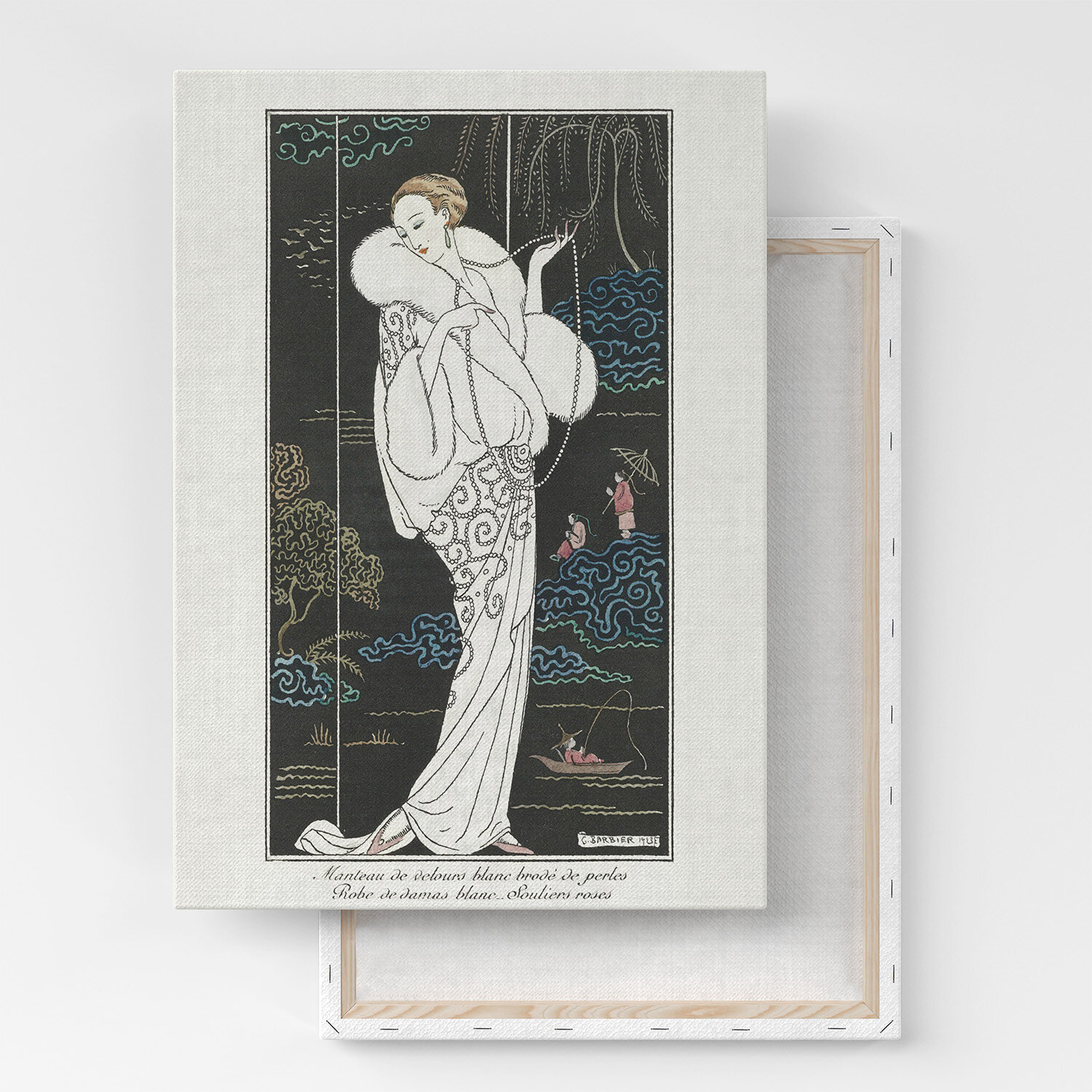 Картина на холсте, репродукция / Жорж Барбье / Размер 40 x 53 см