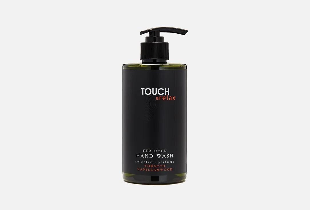 Гель для мытья рук TOUCH&relax Табак, ваниль и древесные ноты, парфюмированный, 450 мл