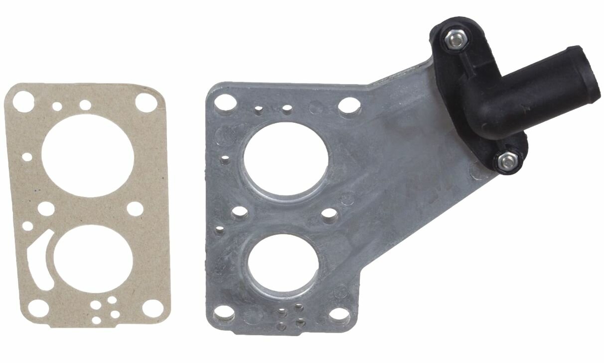 ГБО Проставка в карбюратор К-151 ГБО Волга, ГАЗель, УАЗ (1 штуцер)