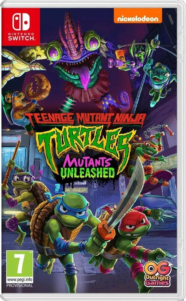 Игра на картридже Teenage Mutant Ninja Turtles: Mutants Unleashed (Nintendo Switch, Английская версия)