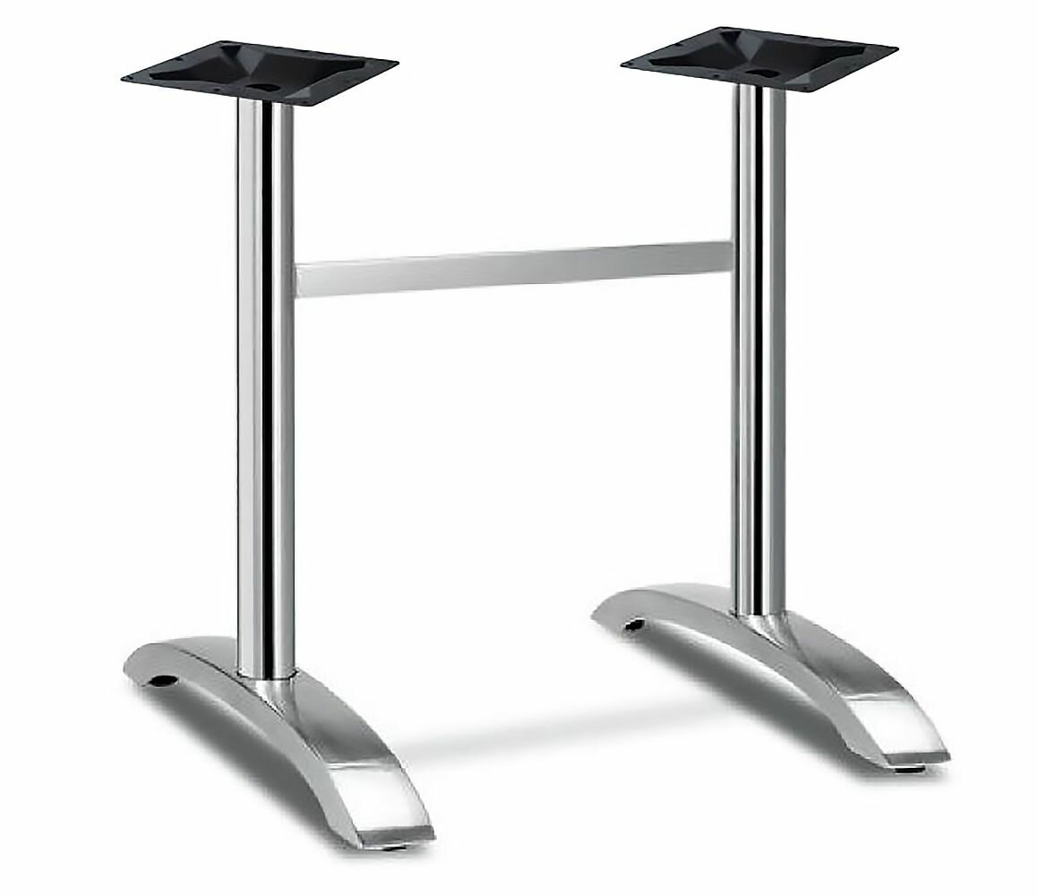 Подстолье 1050EM STOOL MARKET хромированный, прямоугольная столешница, лапки