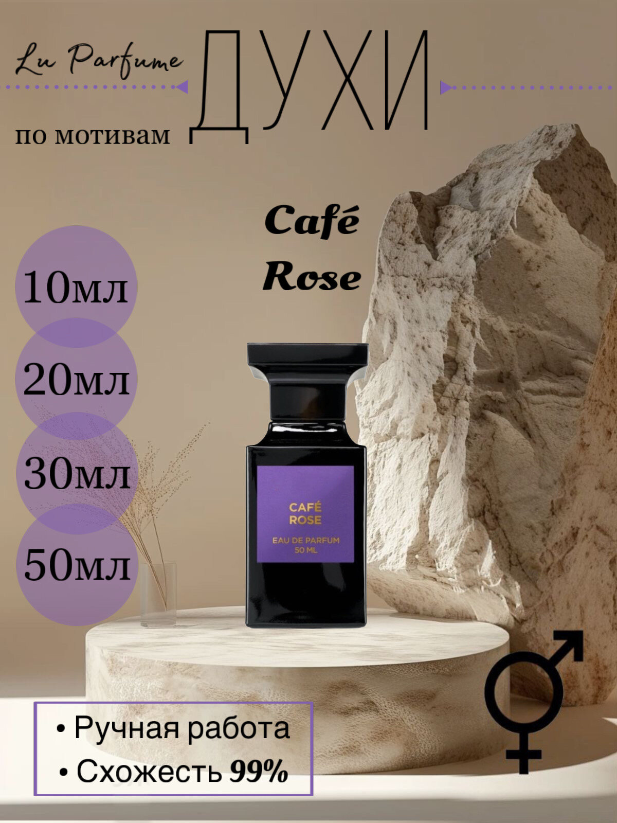 Духи по мотивам Cafe Rose Том Форд унисекс