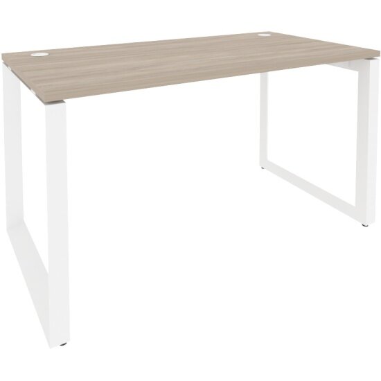 Стол рабочий Riva CHAIR на О-образном м/к O. MO-SP-3.7 Дуб аттик/Белый металл 1380*720*750 Onix