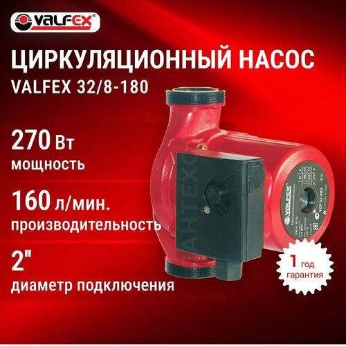 Циркуляционный насос VALFEX 32/8-180 для повышения давления — купить в интернет-магазине ...
