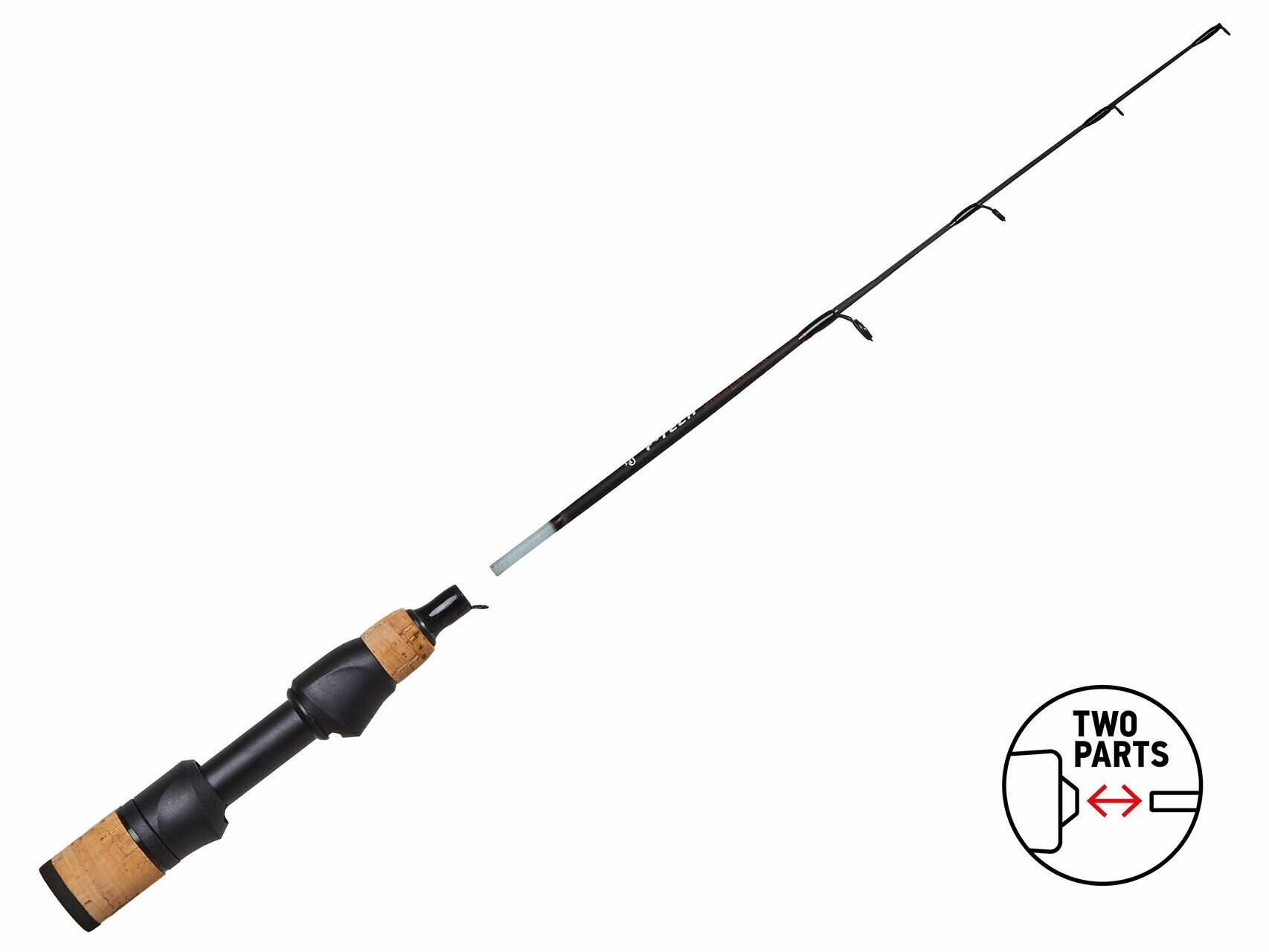 Удилище зимнее Lucky John F-TECH JIGGING плоск. хлыстик 40см