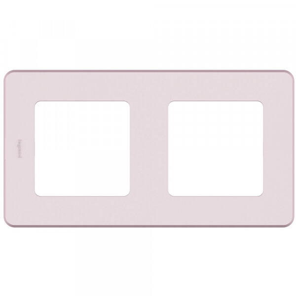 20 шт. Legrand INSPIRIA Розовый Рамка - 2 поста, 673944