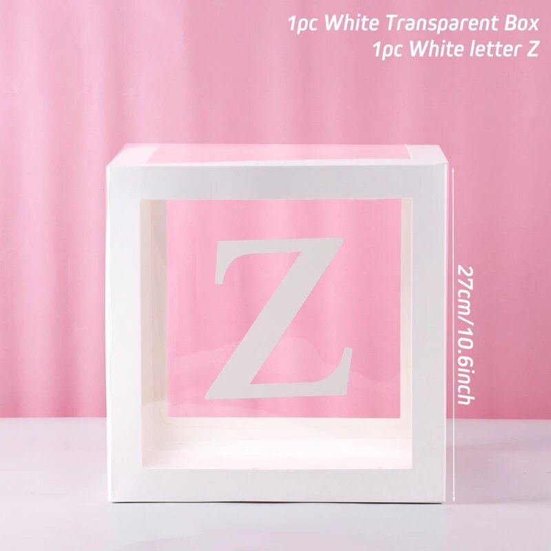 Прозрачная коробка для воздушных шаров, набор из 1 штуки