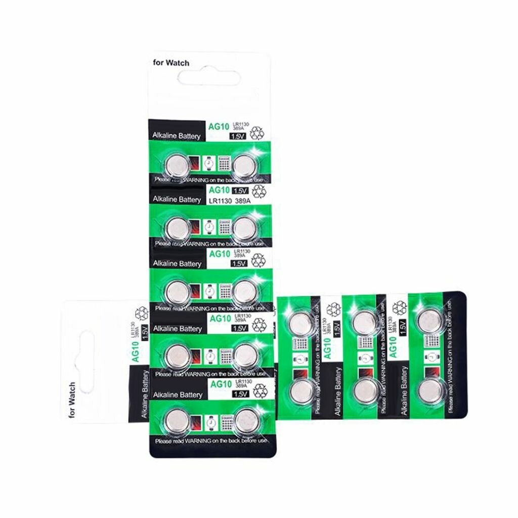 20 шт, кнопочная батарейка для пульта дистанционного управления AG10 LR1130 watch battery