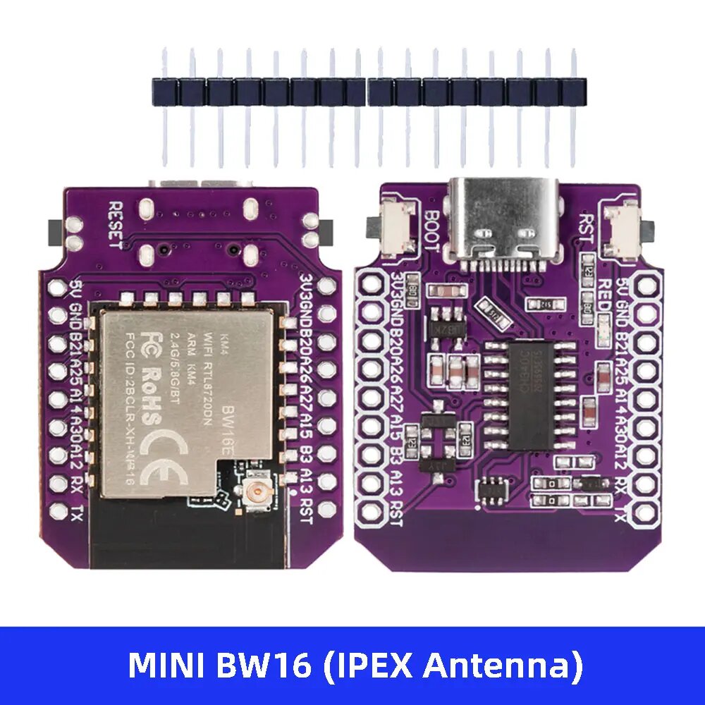 RTL8720DN MINI BW16 модуль Wi-Fi для Arduino IPEX antenna