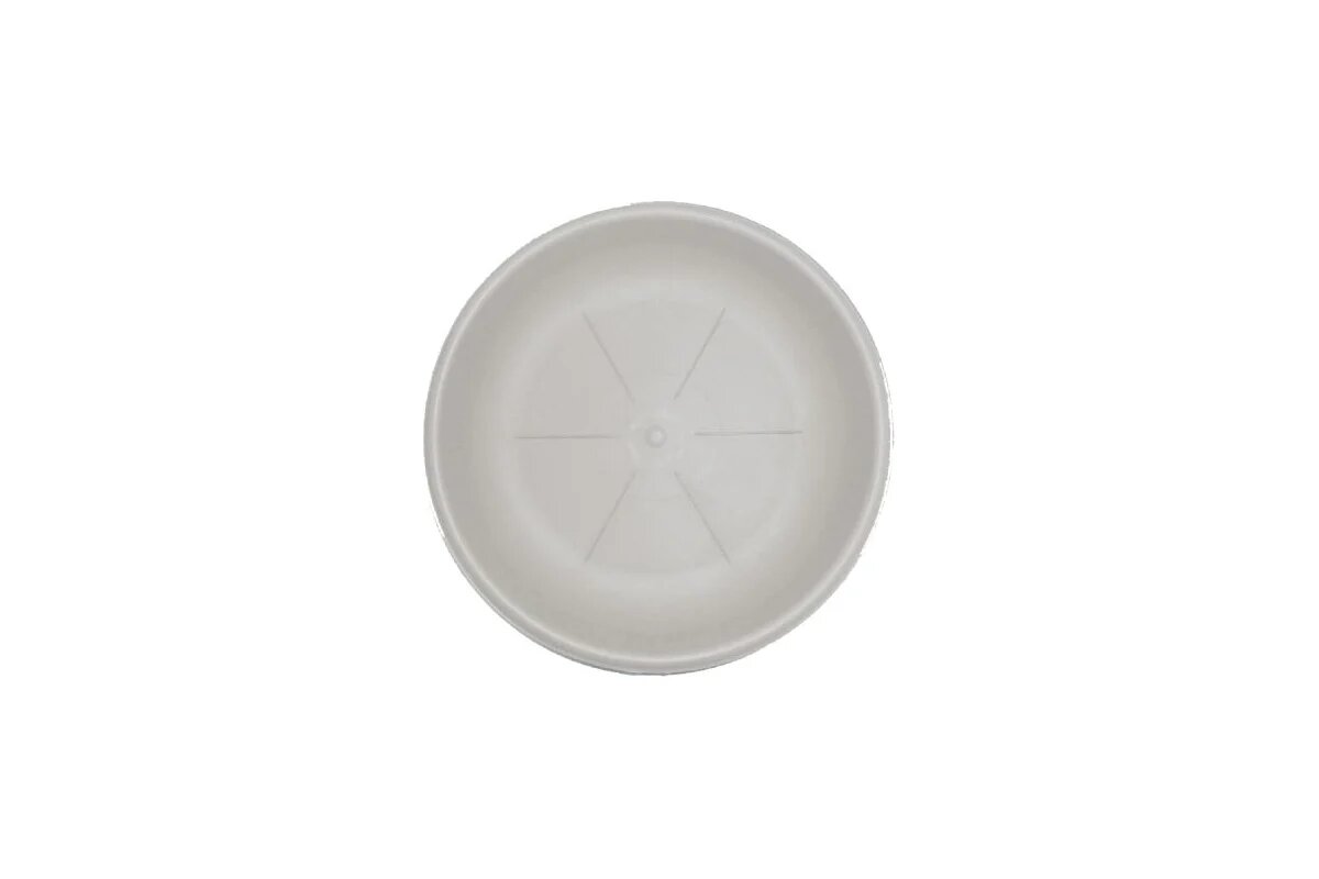 Поддон Bama Spa 20160 d28 см белый пластиковый круглый неразборный для горшков и рассады