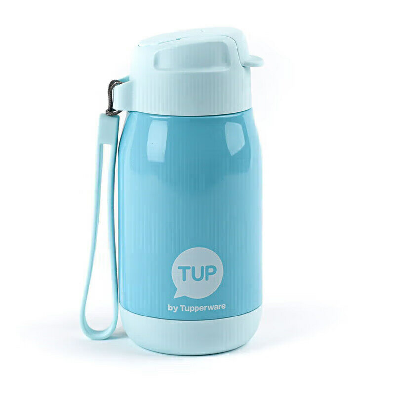 Термос Tupperware CC с носиком для питья, для взрослых и детей, 0,33 л, blue