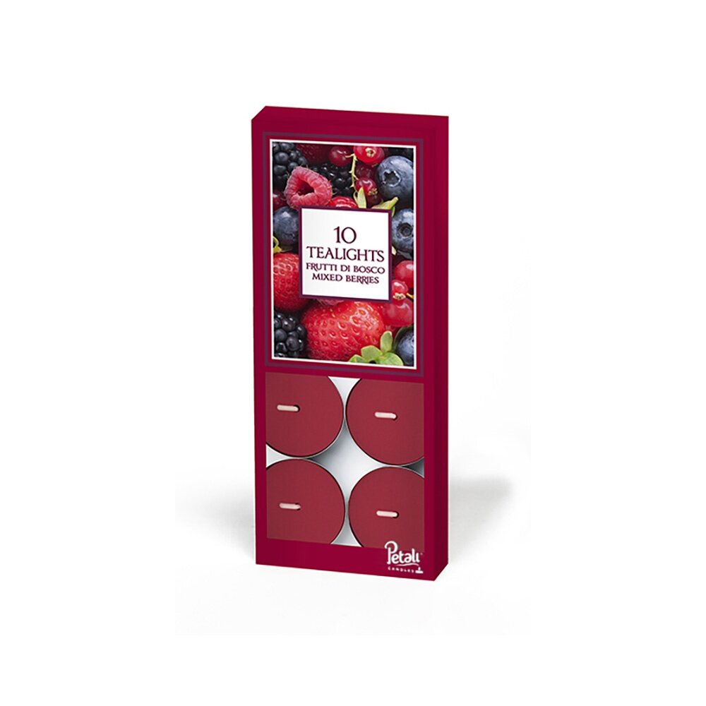 Свечи чайные SER ароматизированные, В Гильзе "Ягодный Микс", 10 шт (ALT101040SE)