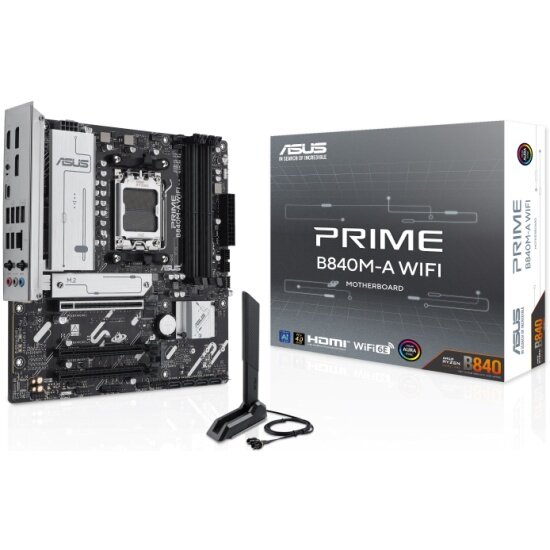 Материнская плата Asus PRIME B840M-A WIFI (AM5, mATX)