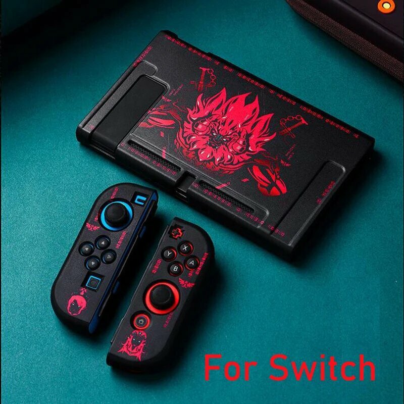 Мягкий защитный чехол из матового ТПУ для Nintendo Switch Oled NS Joy-Con, передний и задний корпус, полный защитный чехол-бампер