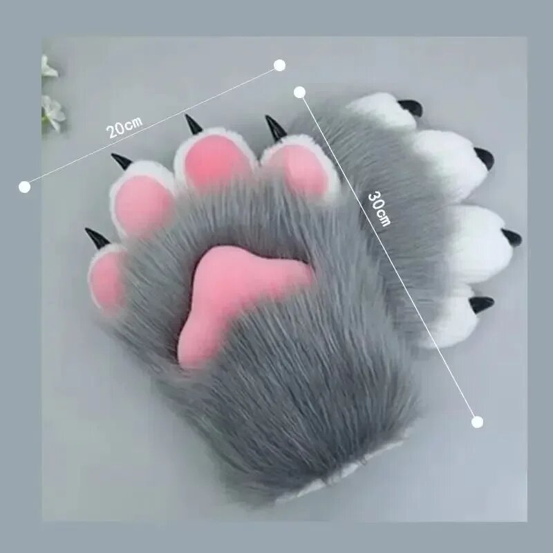 Меховые когти A7, 30х20 см