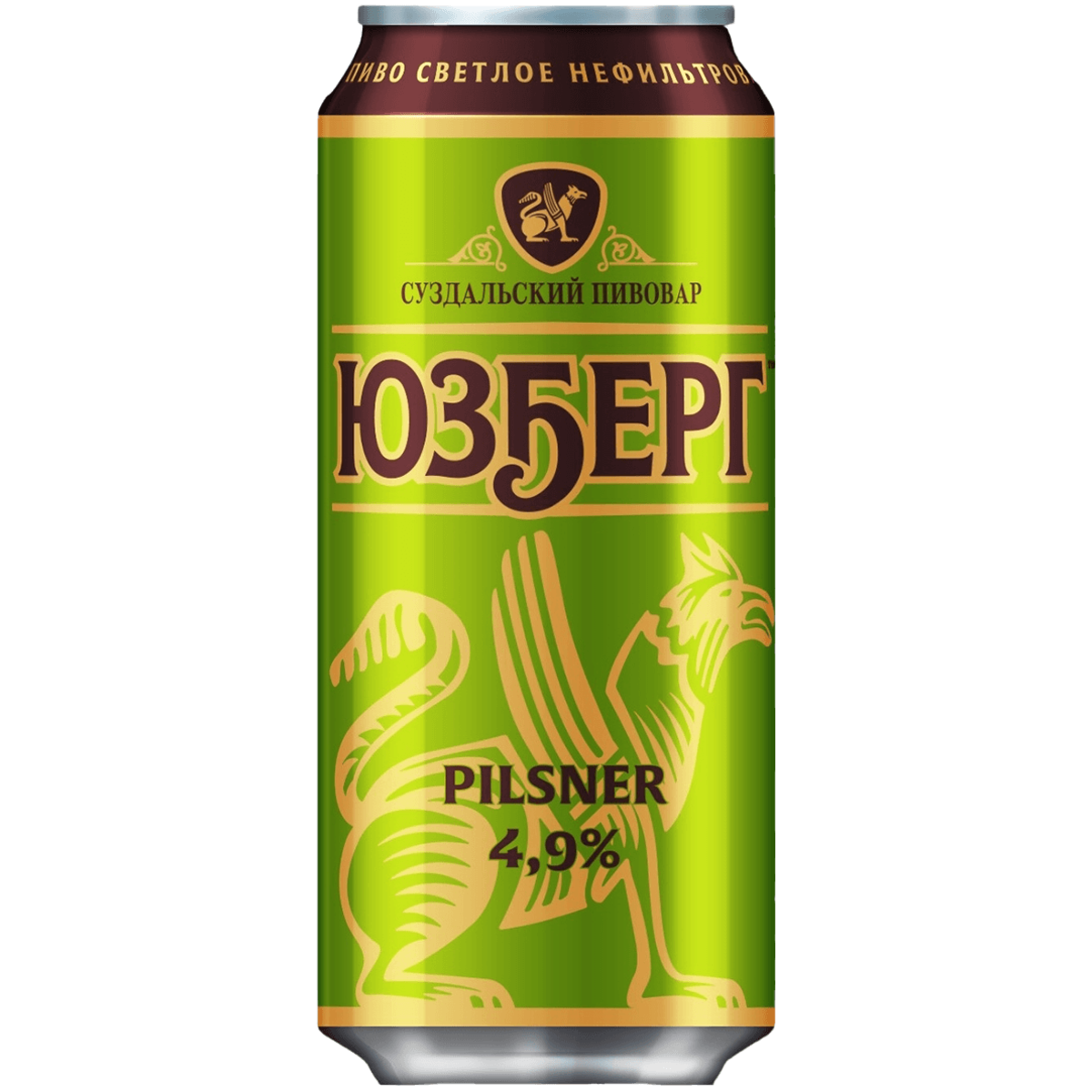 Пиво Юзберг Pilsner светлое 0,45 л ж/б