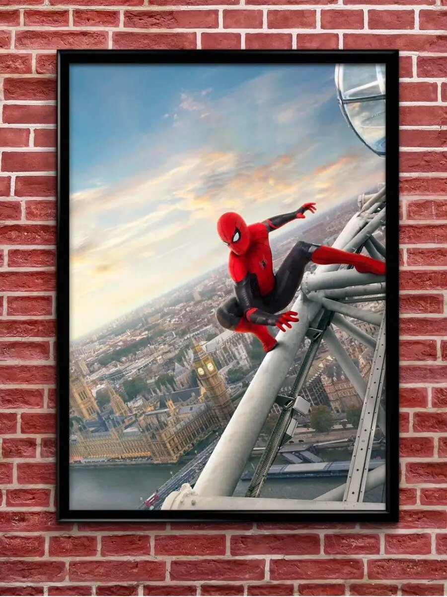 Постер интерьерный "Spider Man" формат А3 297*420