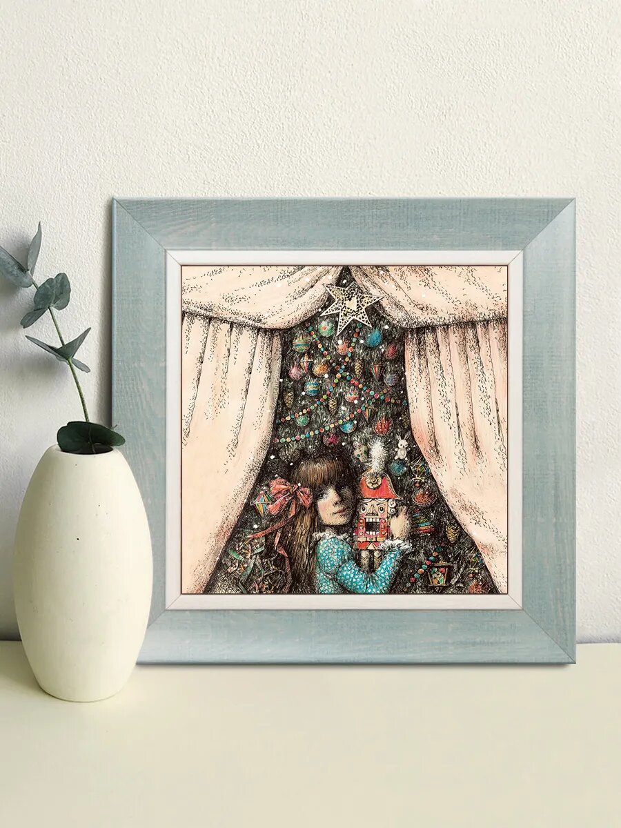 Картина на стену с ангелом.