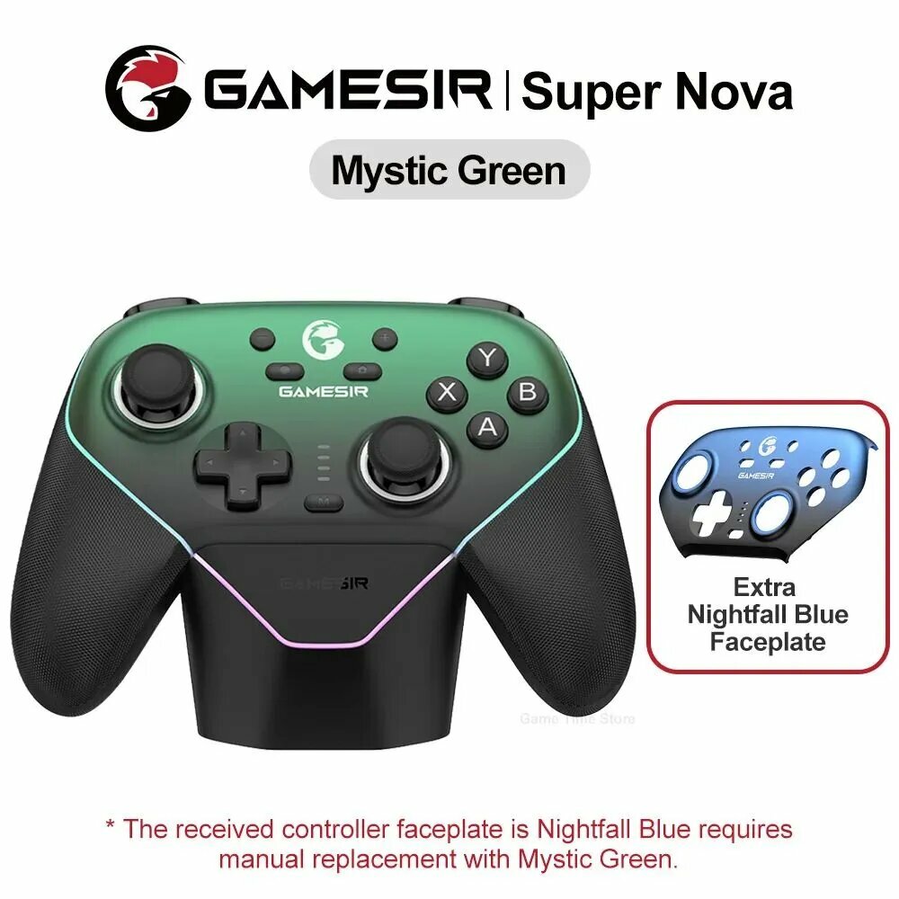 Gamesir Supernova Nova Мультиплатформенный контроллер с эффектом Холла 2-го уровня запускает магнитную съемную панель ПК на базе Android