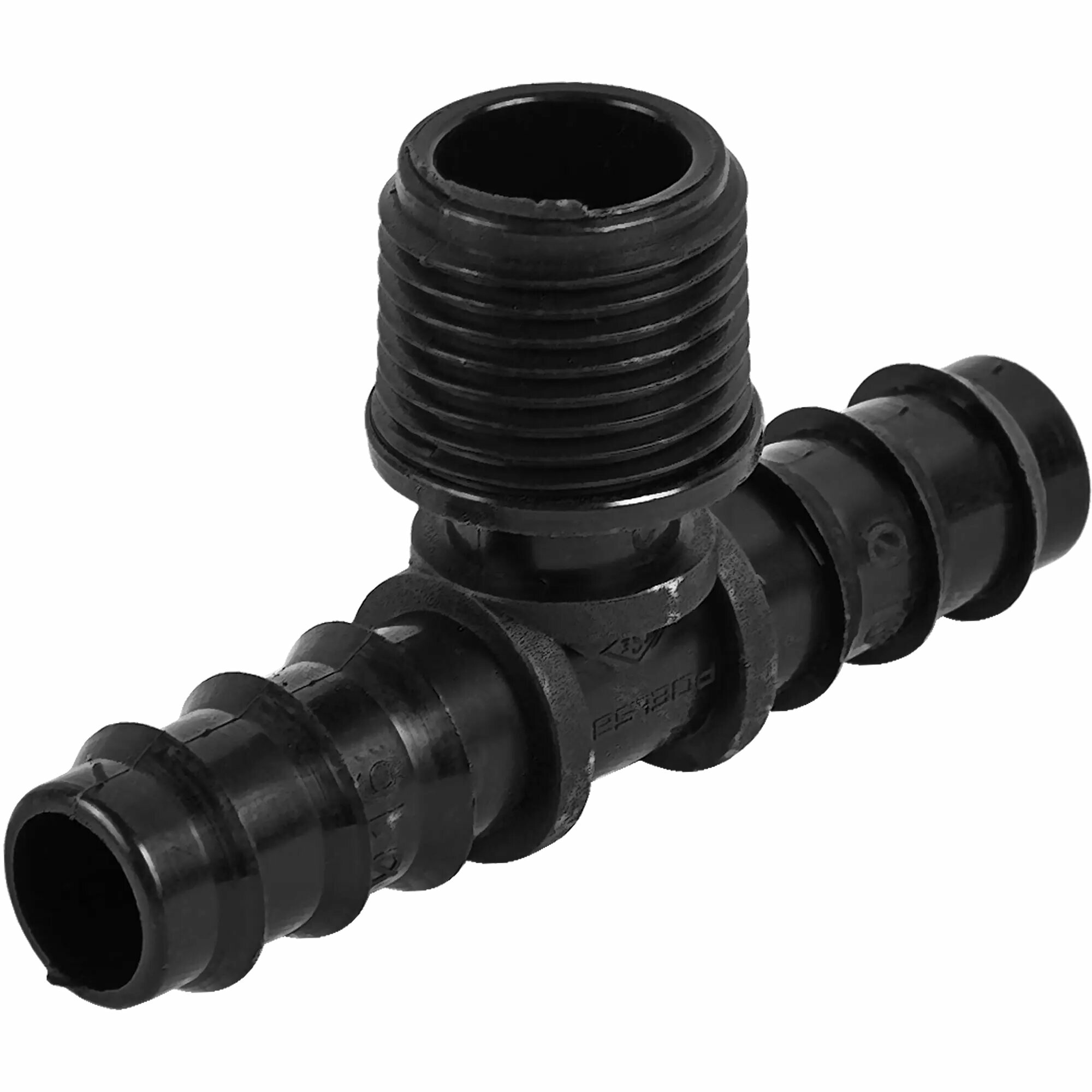 BOUTTE тройник для ПНД труб 1/2" x 16 мм, соединение трубопроводной линии из ПНД