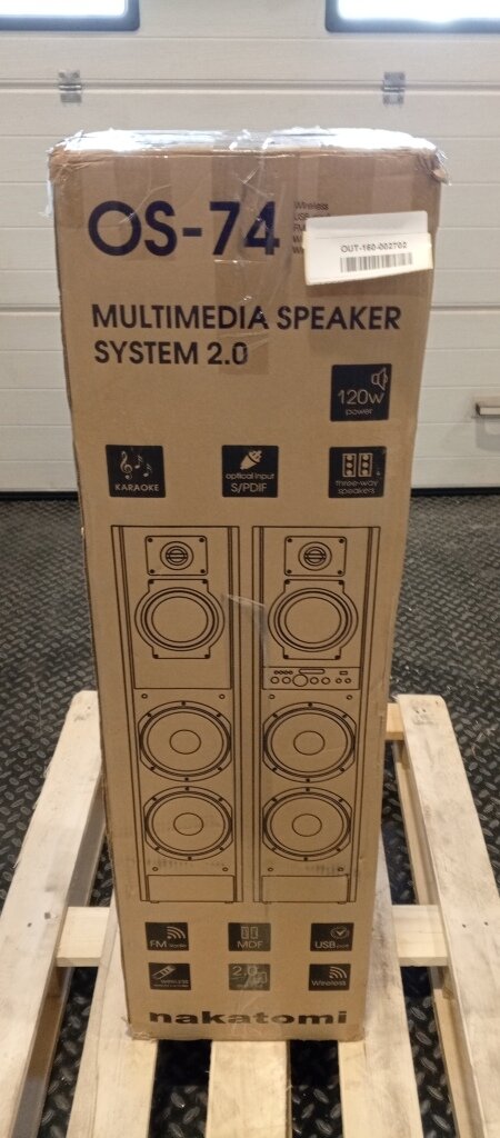 Акустика 2.0 NAKATOMI OS-74 коричневый (1454084)