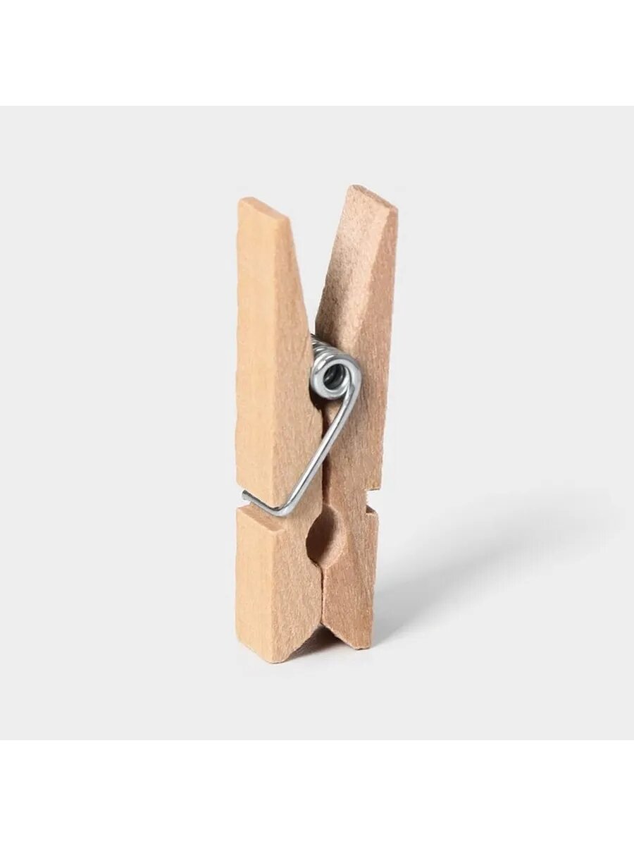 Набор деревянных прищепок для белья и дома