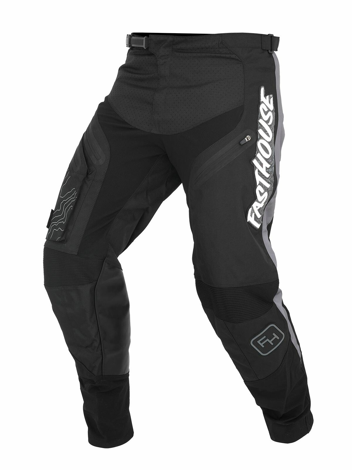 Fasthouse Брюки Off-Road Grindhous Pant Black White 36
