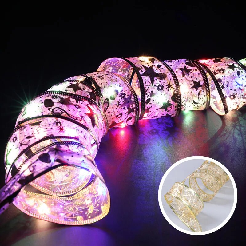 Светодиодная лента 5м, 50 LED, многоцветный