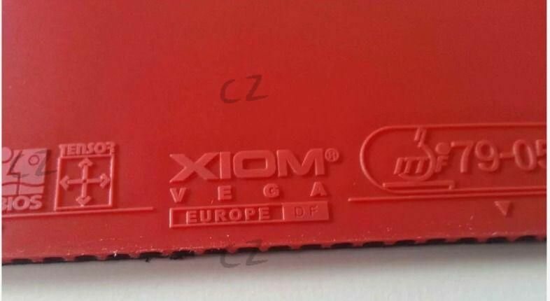 Накладка XIOM VEGA EUROPE DF max красная tensor
