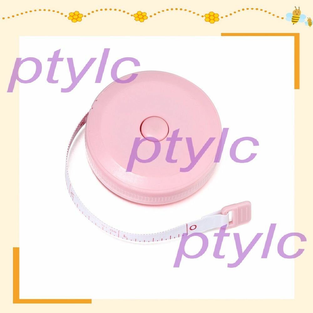 Рулетка- лента швейная портновская,1.5 метра, цвет розовый-pty251105-gm