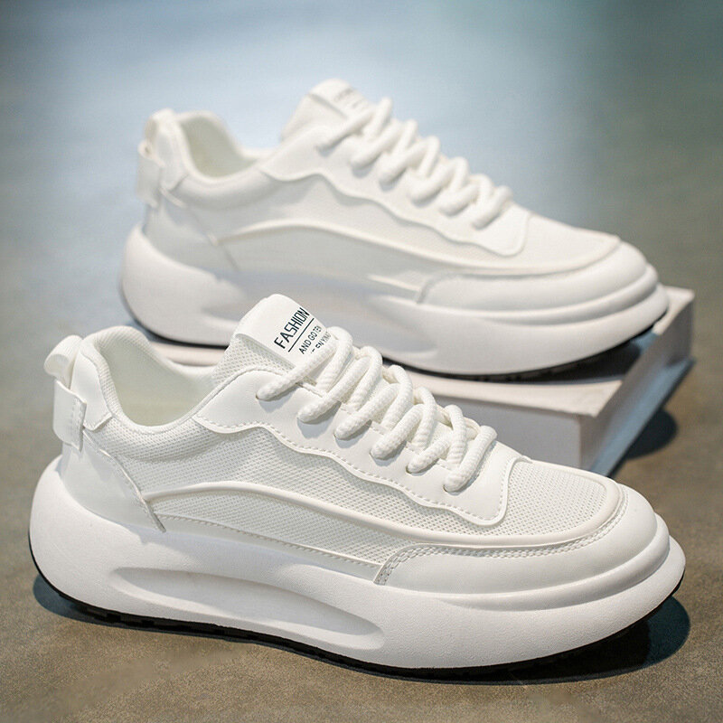 LUO Обувь мужская Весенняя для мужчин Белая доска обувь легкая/ZMD888 white