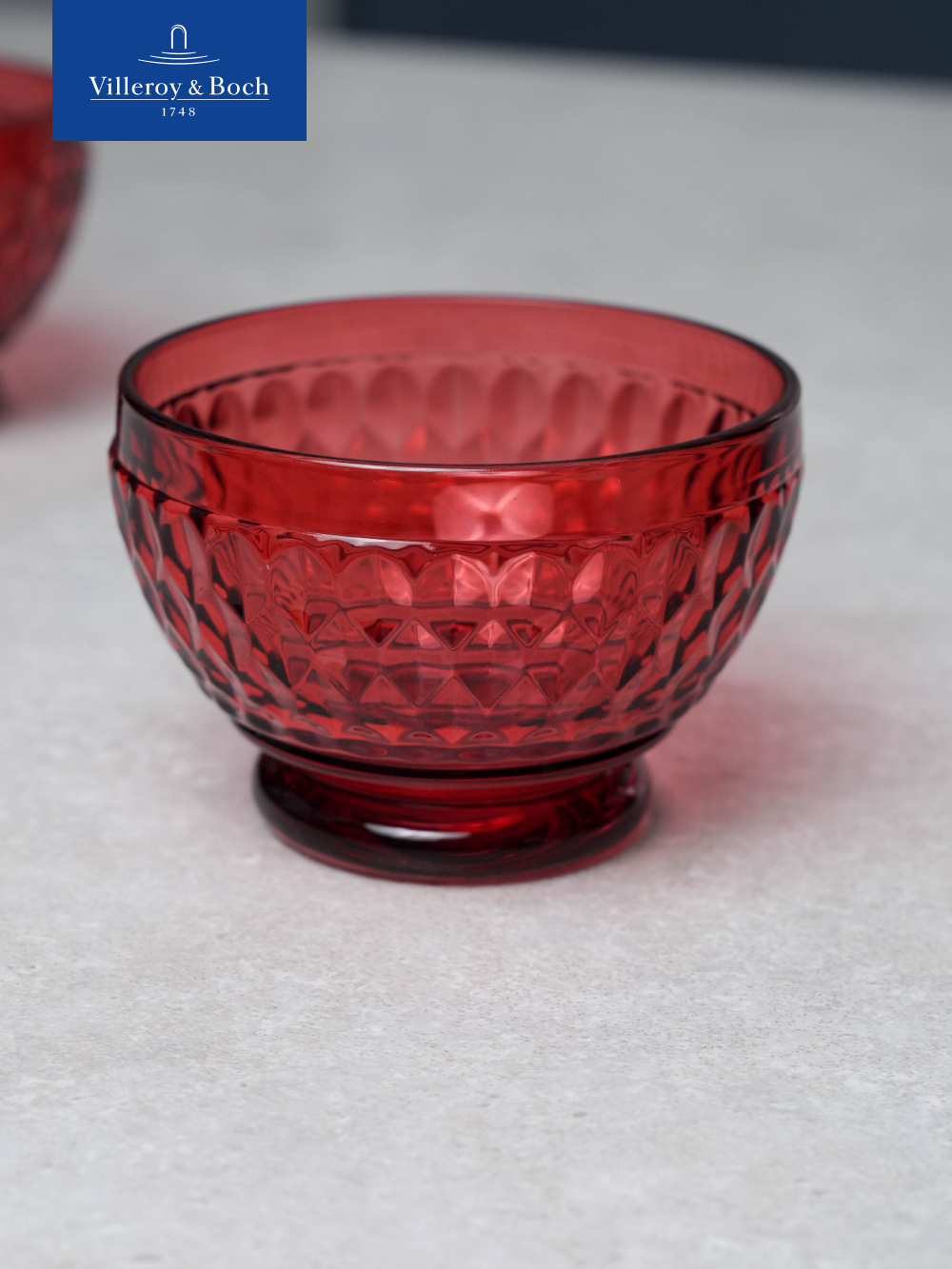 Индивидуальный салатник 430 мл, Boston Coloured red, Villeroy & Boch, Хрустальное стекло