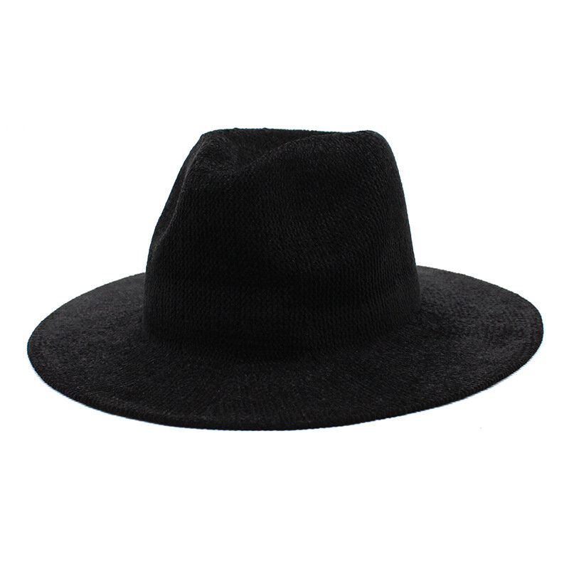 Многоцелевая Джазовая шляпа из шенилле Унисекс Ретро Вязаная Шенилл / LMN114