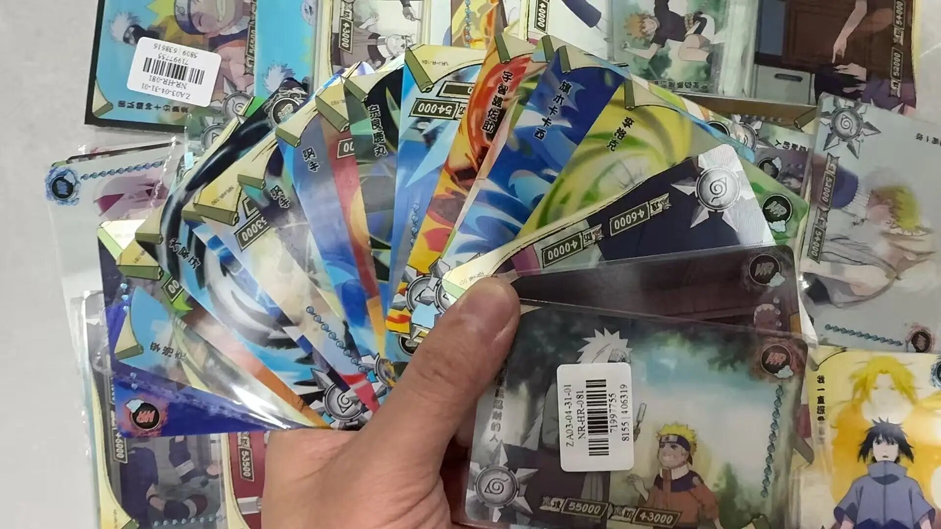 Naruto Коллекционные карты HR Kayou, 50 шт, RANDOM 100 PCS