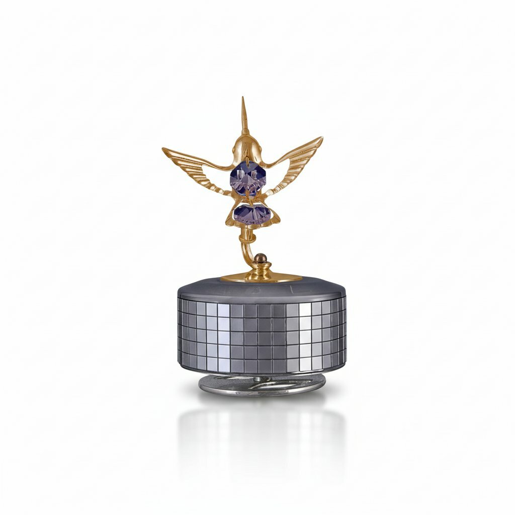 Фигурка музыкальная Колибри A7853 Crystal Temptations, Металл, кристалл