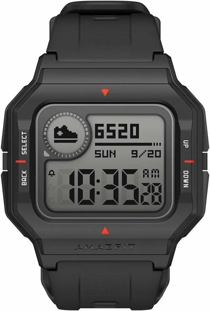 Фитнес-браслет "Casio" Amazfit Neo, чёрный, всегда включённый дисплей