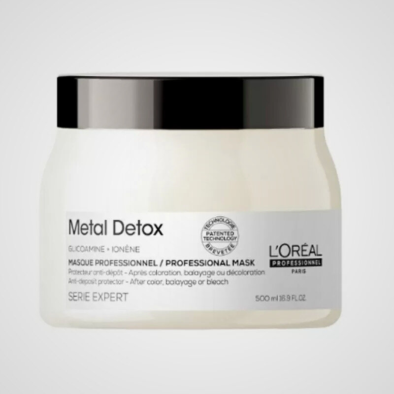 Маска для окрашенных волос Metal Detox 500 мл L'oreal Professionnel Metal Detox Mask Serie Expert Маска 500 мл