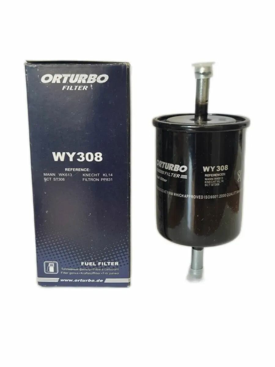 Фильтр топливной очистки ORTURBO WY 308 Citroen, Opel, Pegeot, Seat, Samand